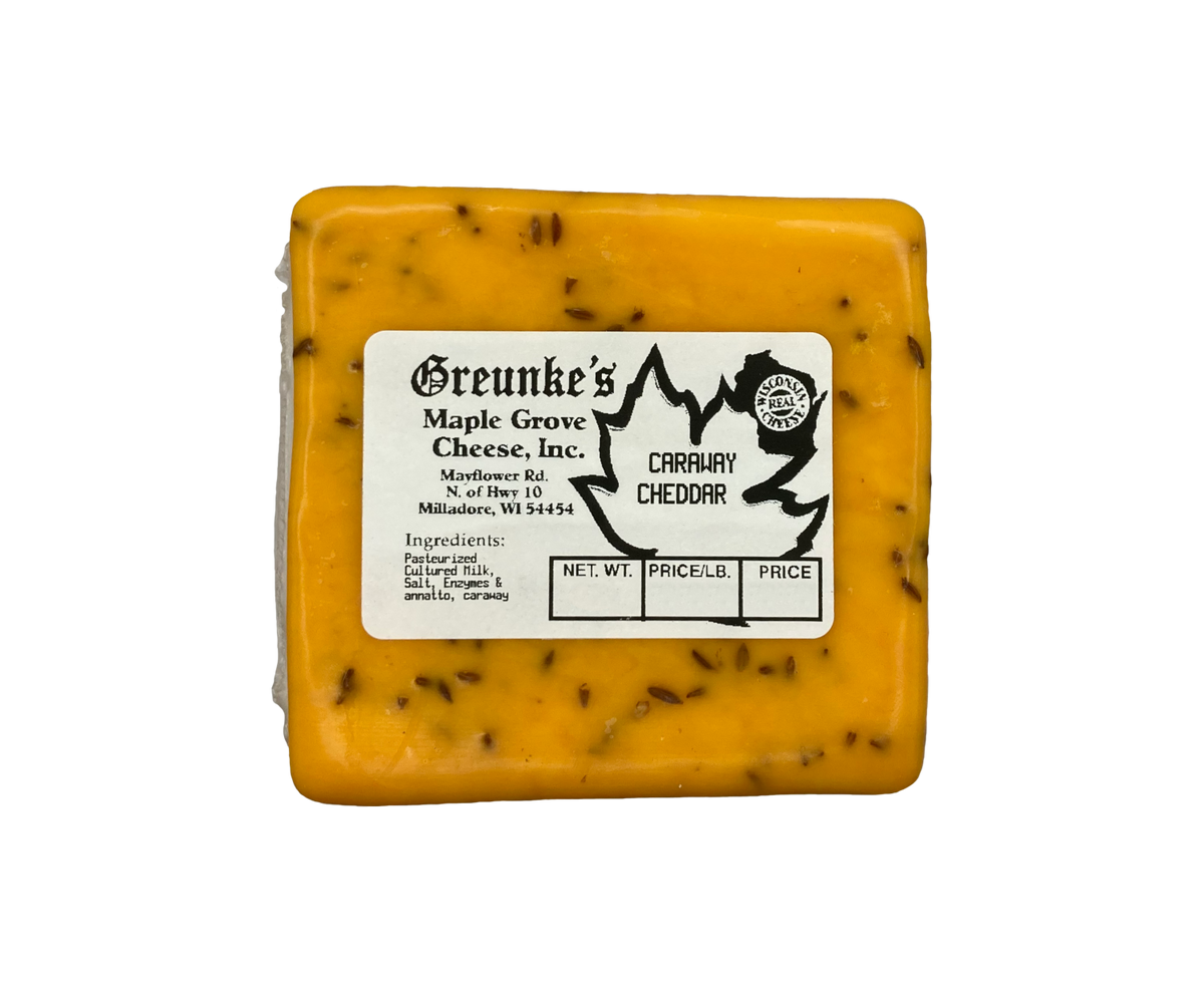 Caraway Cheddar – Maple Grove Cheese, Inc.